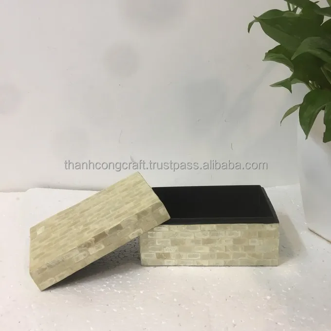 Wholesale Cube Mother Of Pearl Inlay Tissue Box Cover Mop Inlaid Tissue ...