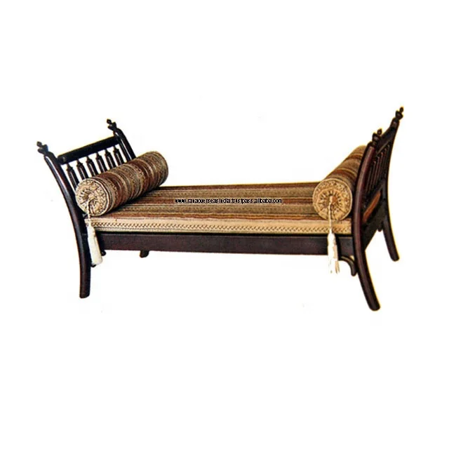 Designer Handmade Wooden Divan Sofa Handmade wooden Divan Bed With 2 ...