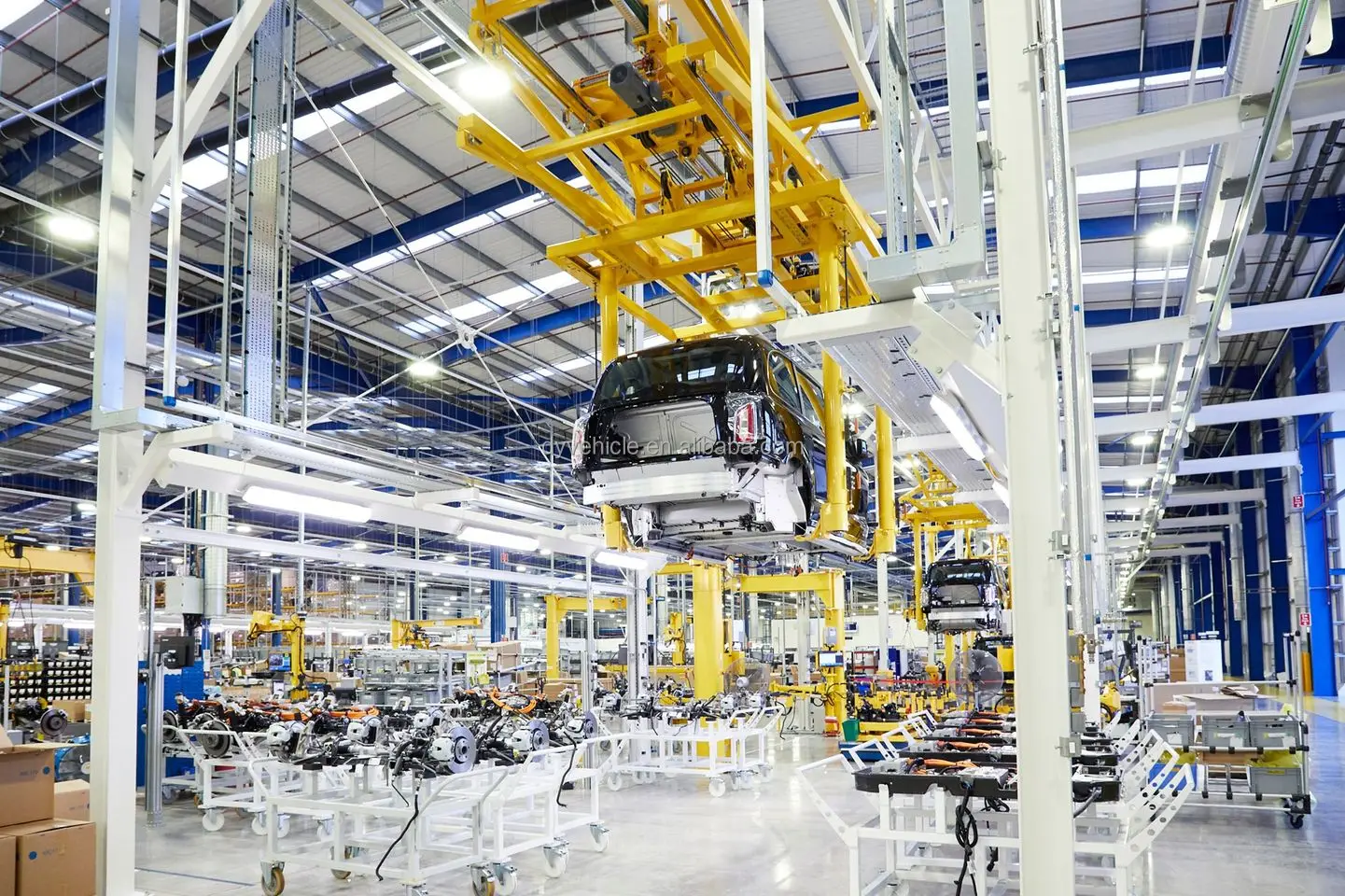 Efficient Assembly with Duoyuan's Electric Monorail System