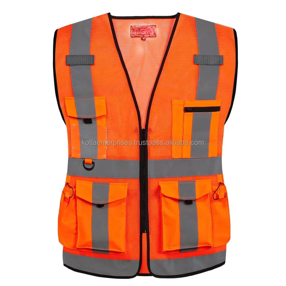 Customized Logo And Design Road Construction High Visibility Work Wear ...