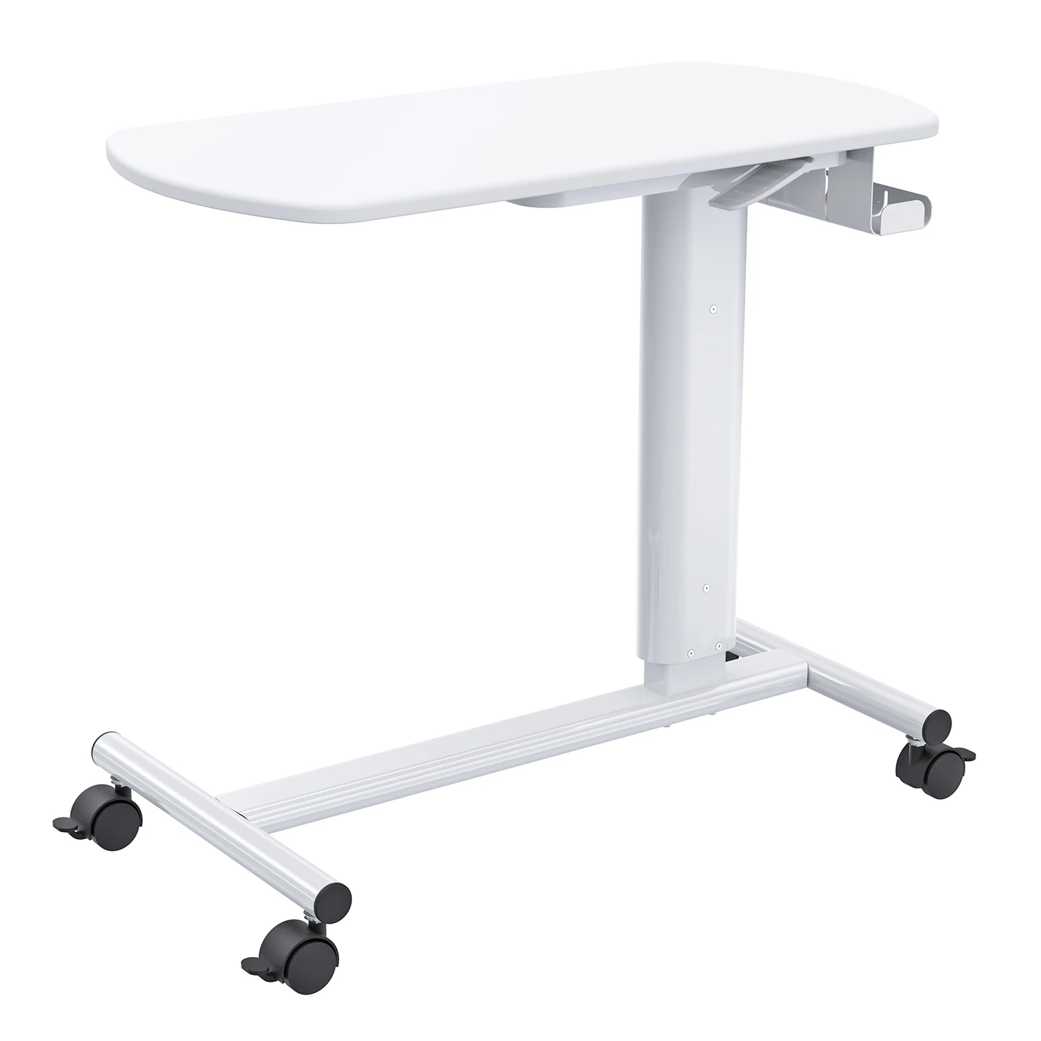 Hospital Medical Trolley Mobile Patient Cart Height Adjustable Working ...