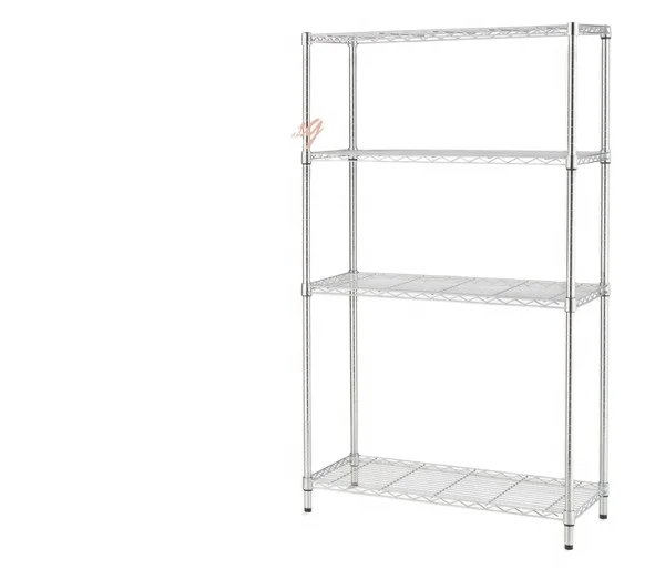 70" Garage Kitchen Metal Wire Shelves Accessories 1" Pole Shelving Rack ...