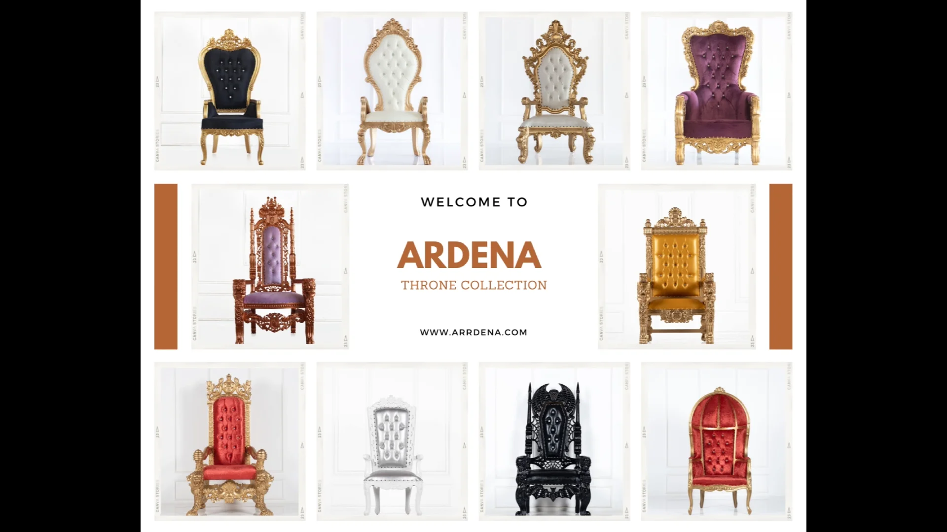 Solid Wood Throne Chair With Black Upholstered Cushion French Antique ...