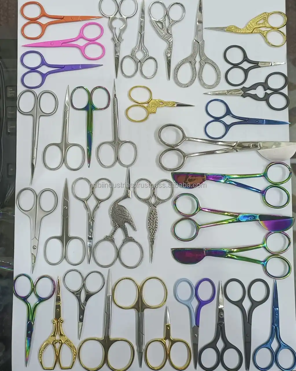 Black Color Coated Cuticle Spring Manufacturers Spring Micro Scissor ...