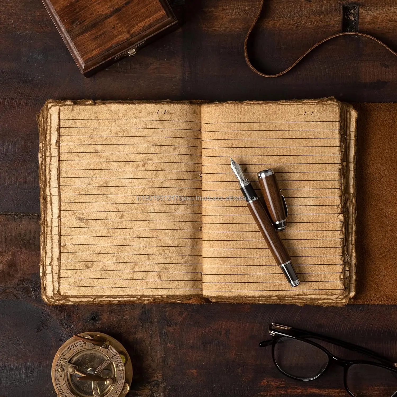 Handmade Leather Journal High Quality Handicraft Vintage Large Soft ...