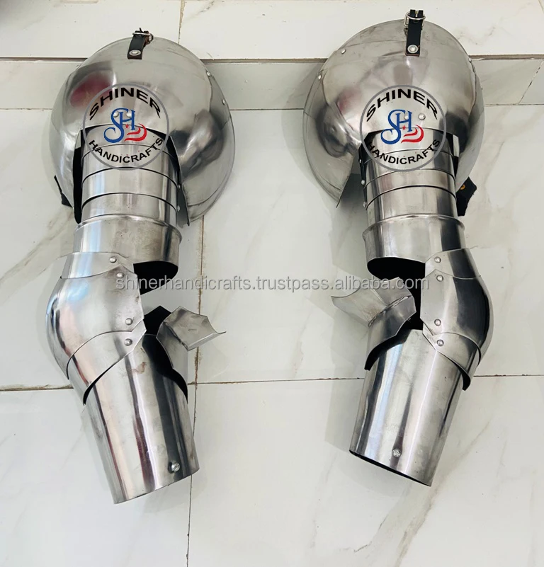 Medieval Armor Knight Pauldron Shoulder Arm Guard 18 Gauge Steel ...