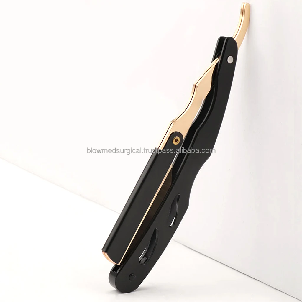 Professional Manual Shaver Straight Edge Stainless Steel Sharp Barber ...
