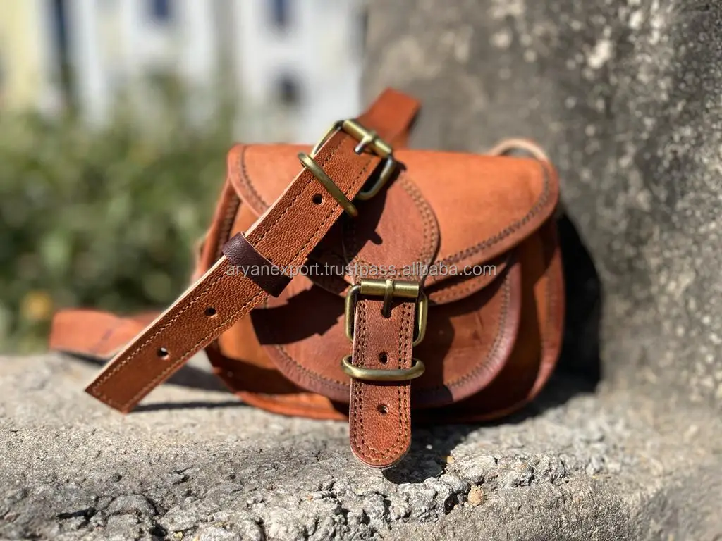 Real Handmade Goat Leather Ladies Handbag - All Seasons