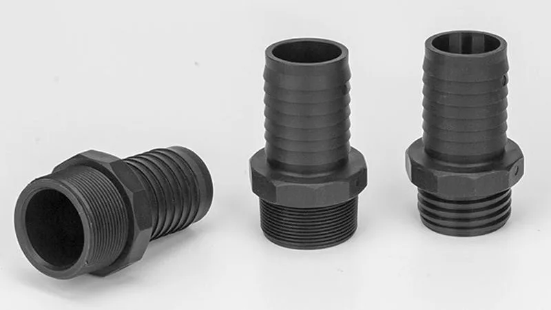 Polypropylene Plastic 2" Bsp Hose Tail To S60 Male Ibc Fittings ...