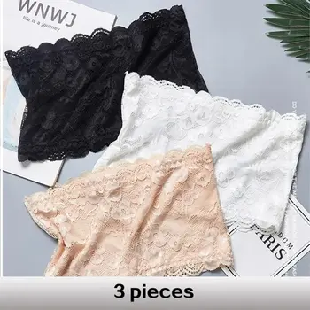 3-piece Set Of Chest Wraps Women Summer Lace Strapless Tops For Female ...
