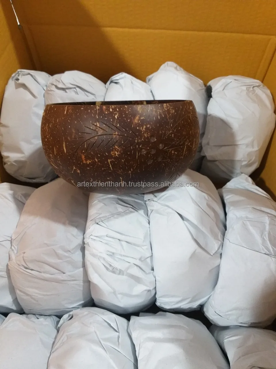 Sustainable Eco-friendly Handmade Coconut Bowl Set Wholesale Coconut ...