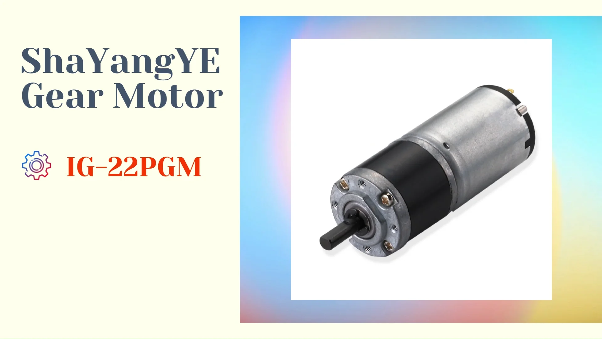 High-performance 22mm Planetary Gear Motor Shayangye 12v 24v Speed ...