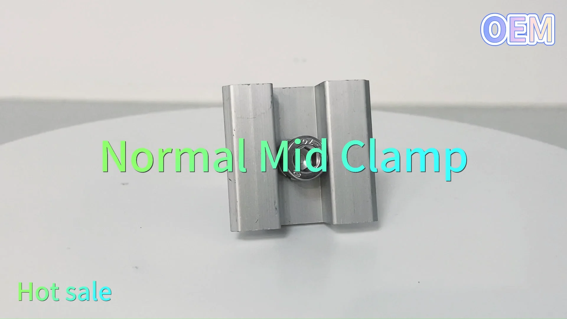 Anodized Solar Mounting Bracket Mid Clamp For Roof Mounting And ...