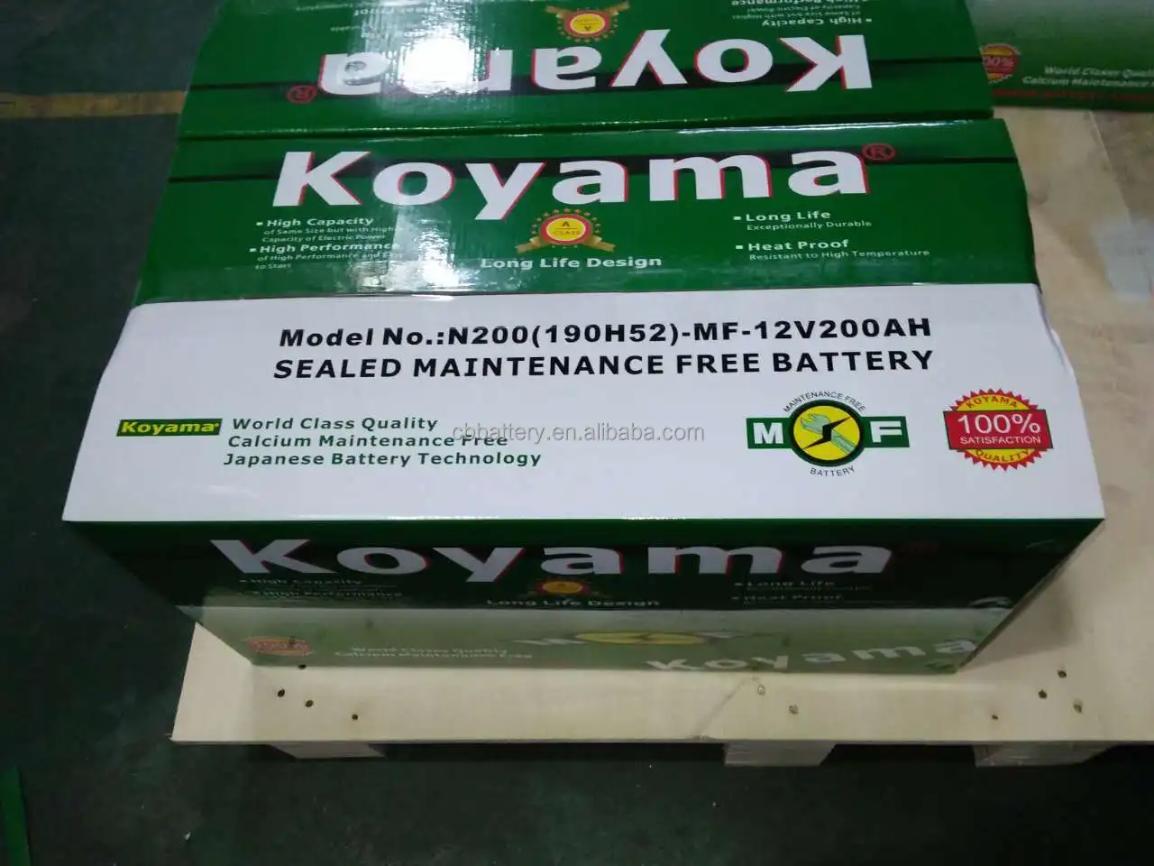 Commercial Heavy Duty Maintenance Free 8d-12v200ah Sealed Mf Lead Acid ...