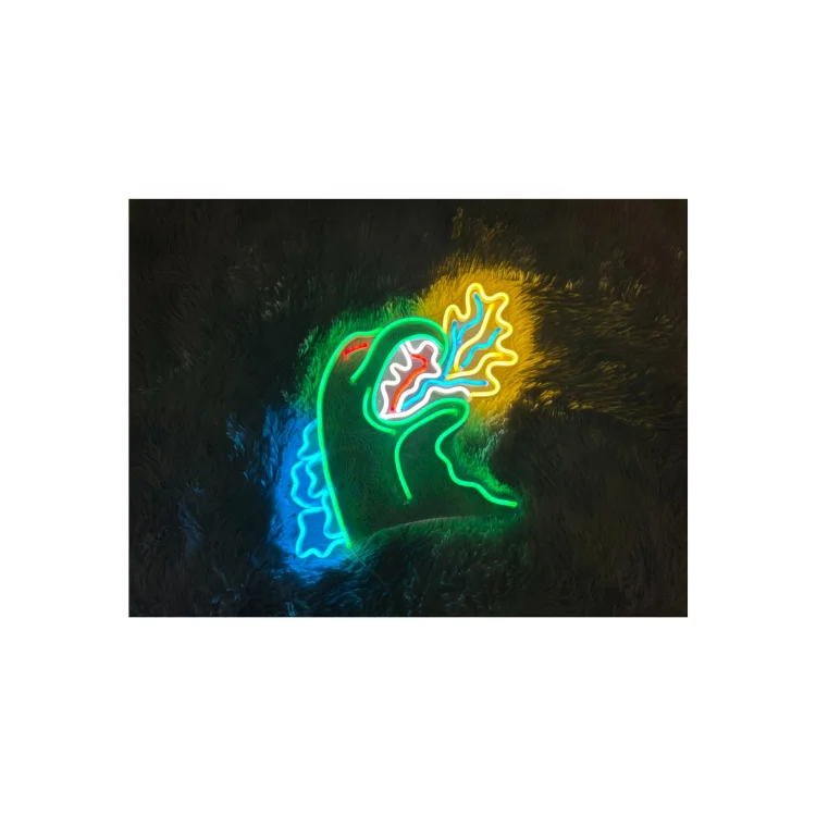Godzilla Neon Lights Sign Custom Anime Neon Design In The Room For ...
