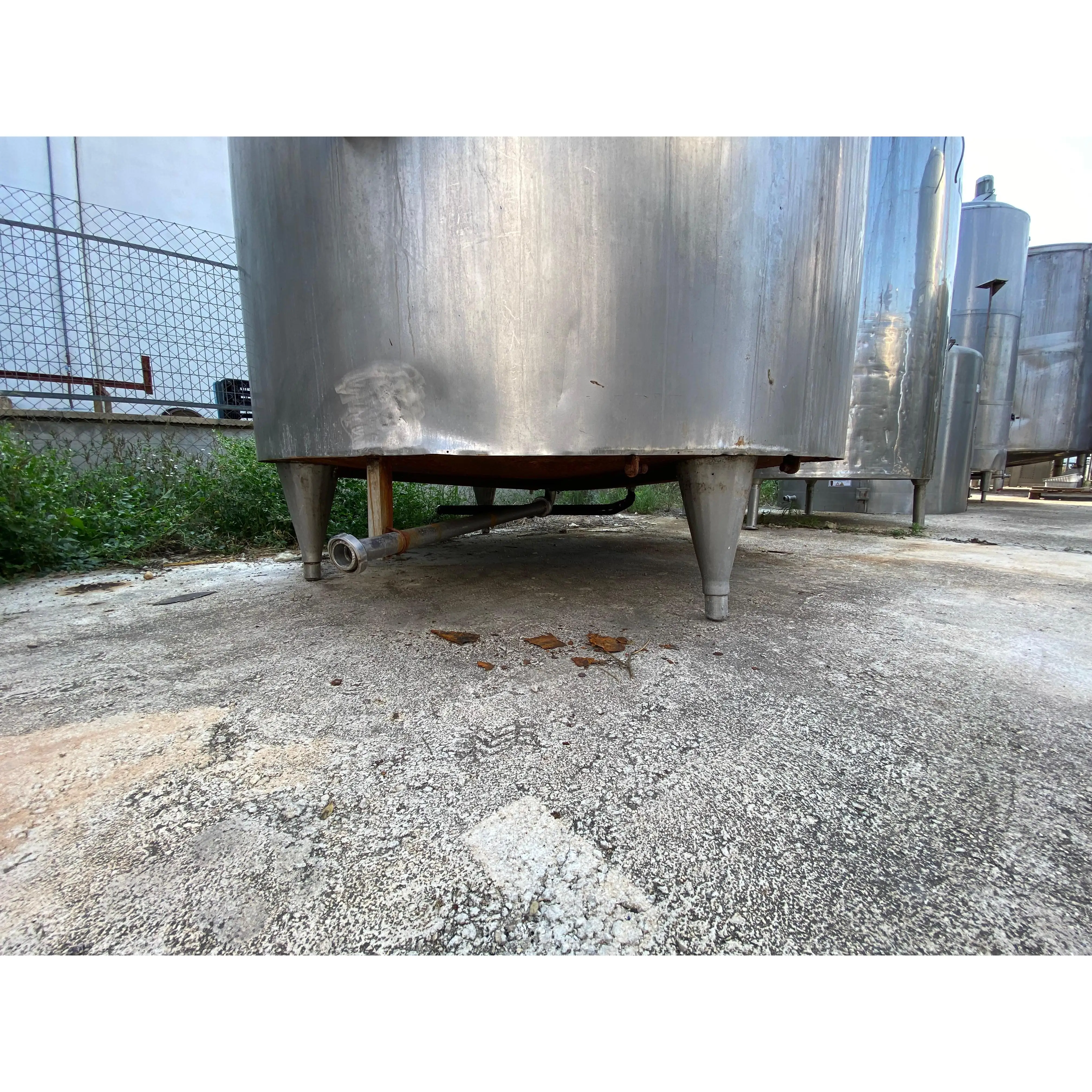 6000L M11 Double Bottom Isothermal Agitator Tank Mixing Equipment ...