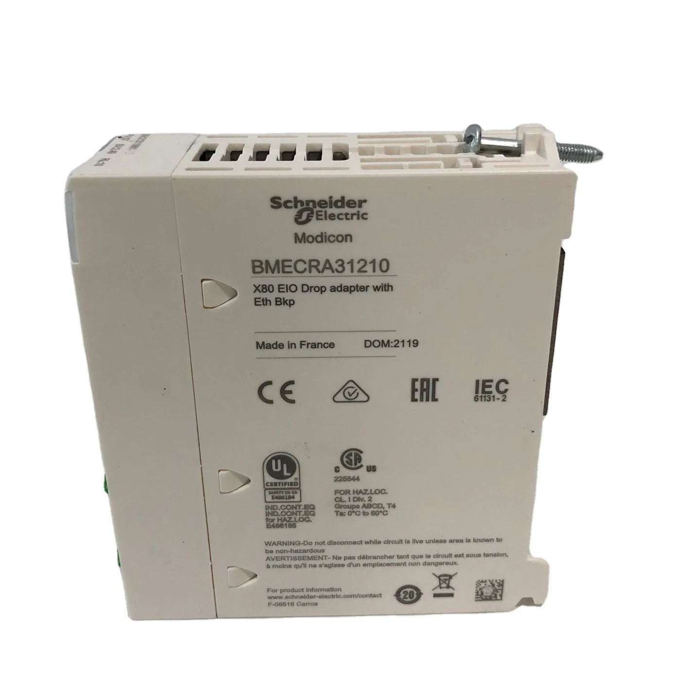 Modicon X80 Eio 드롭 어댑터 이더넷 백플레인 Plc 모듈 Bmecra31210 - Buy Modicon Plc 모듈 ...