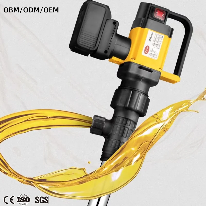 220V Portable Cordless Chemical Pump Electric High Viscosity Liquid ...