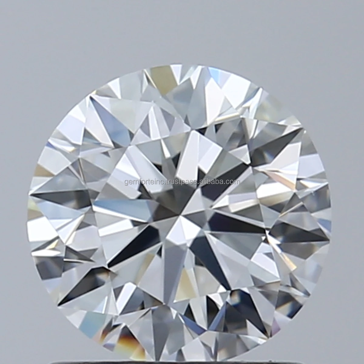 F White Vs1 Diamond Lab Grown High Quality Round Brilliant Hpht Diamond ...