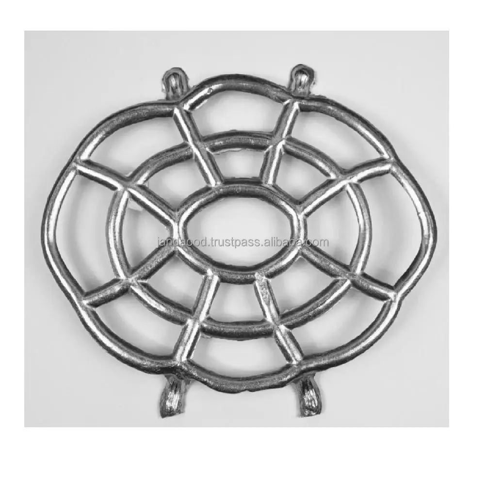 Trivet Cast Metal Brinjal Trivet for Hot Dish Pan Non-Slip Heat ...