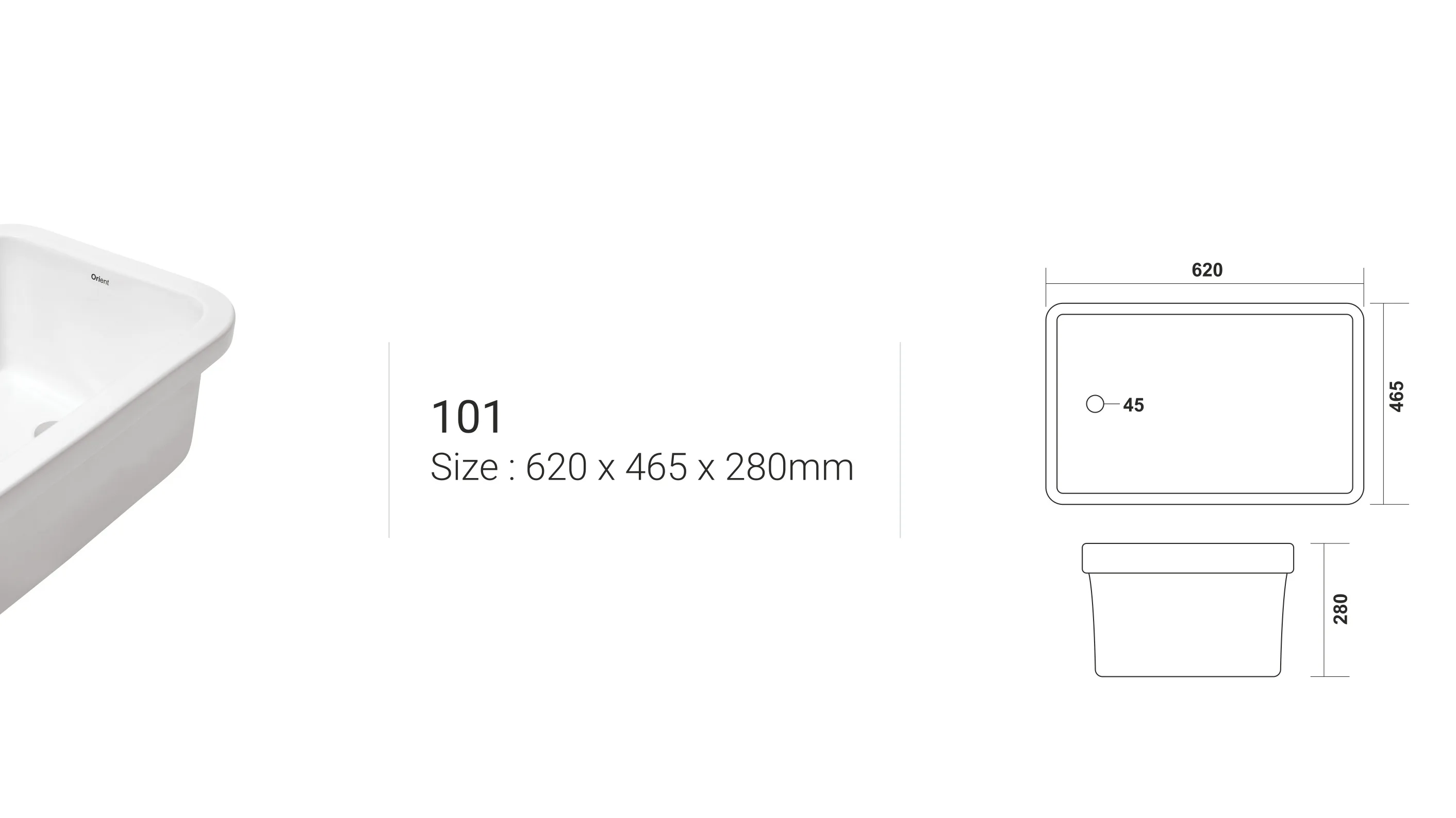 Home Usage Latest Designer White Ceramic Lab Sinks For Kitchen ...