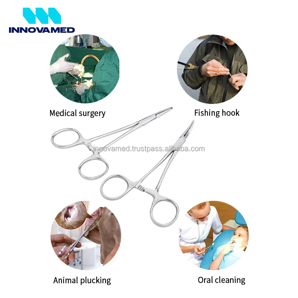 Curved Straight Tip Locking Clamps Forceps Stainless Steel New Arrival ...