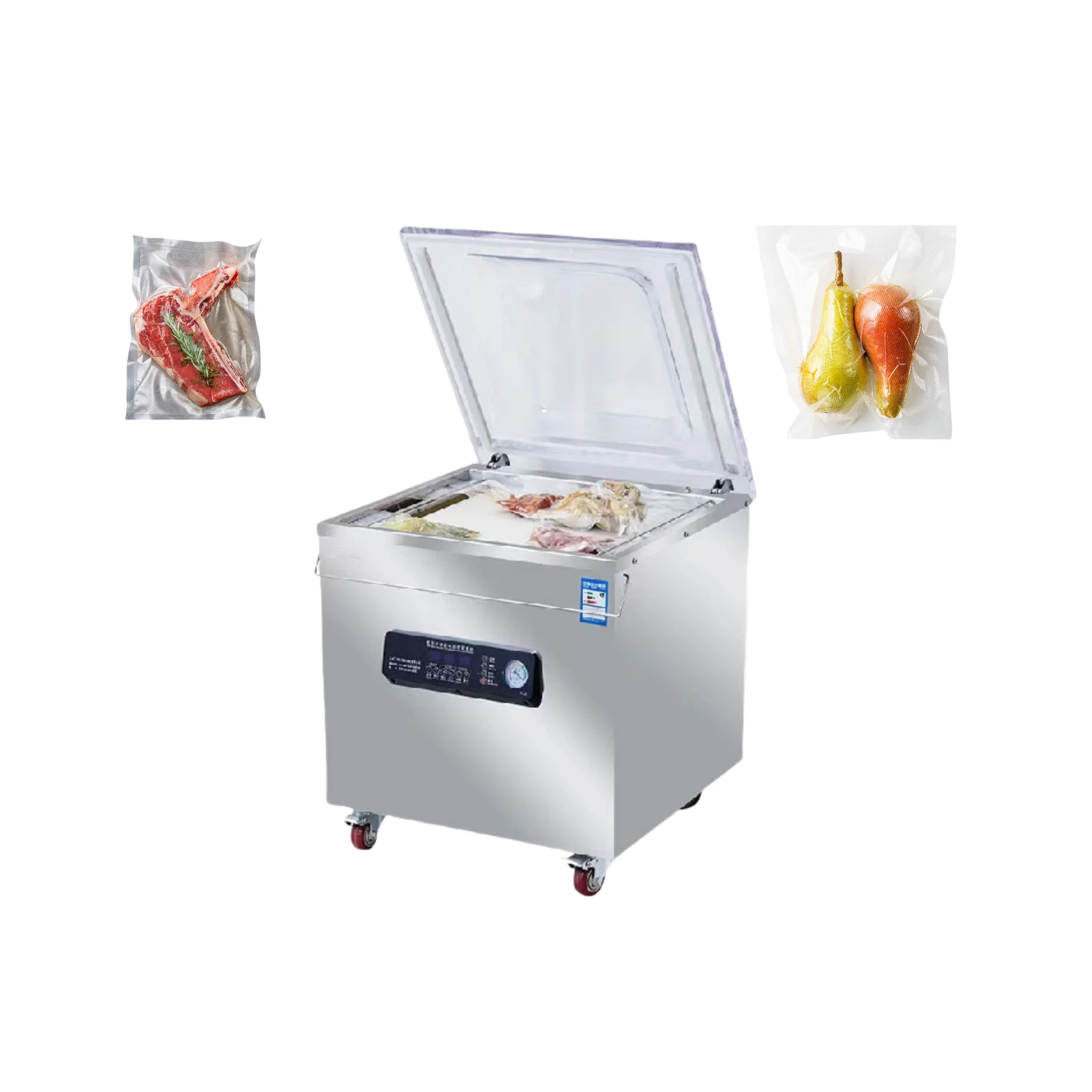 Whole Frozen Chicken Vacuum Packaging Machine Hamburger High Power ...