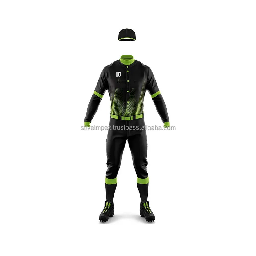 Softball Uniform Jersey Set Sports Team Practice Wear Clothes Stylish ...