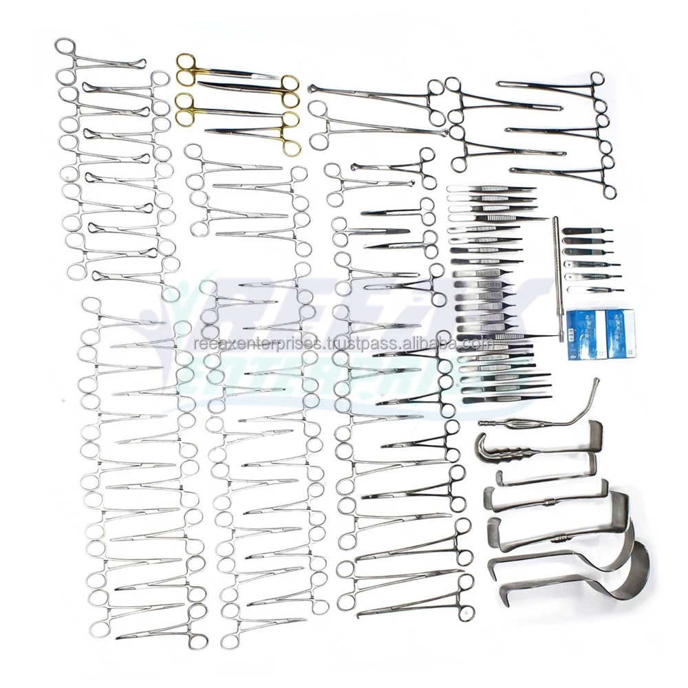 108-pcs Medical Surgical Abdominal Surgery Kit by REEAX