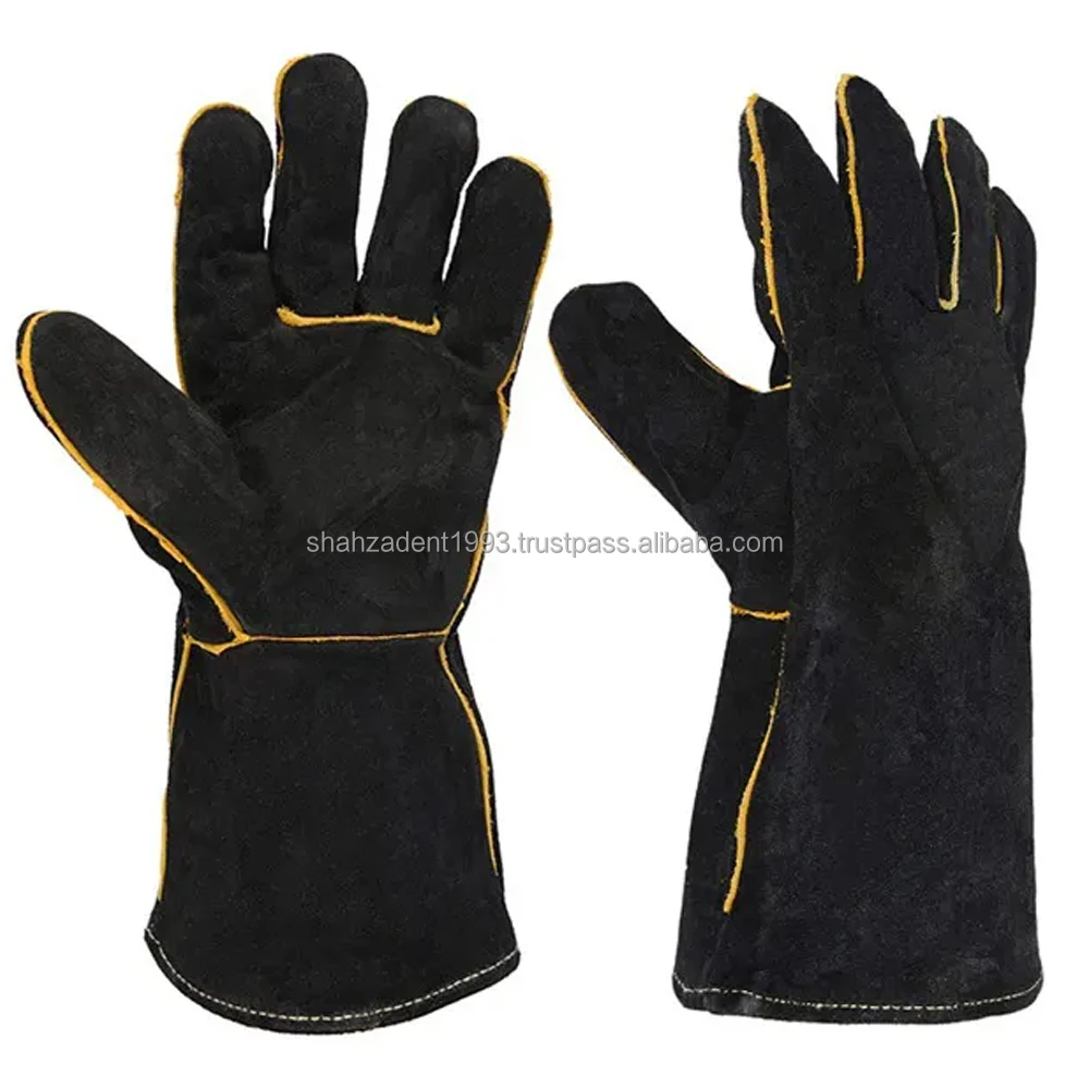 Gloves Leather Goat Skin Cut Protection S M L Xl Xxl Heating Resistance ...
