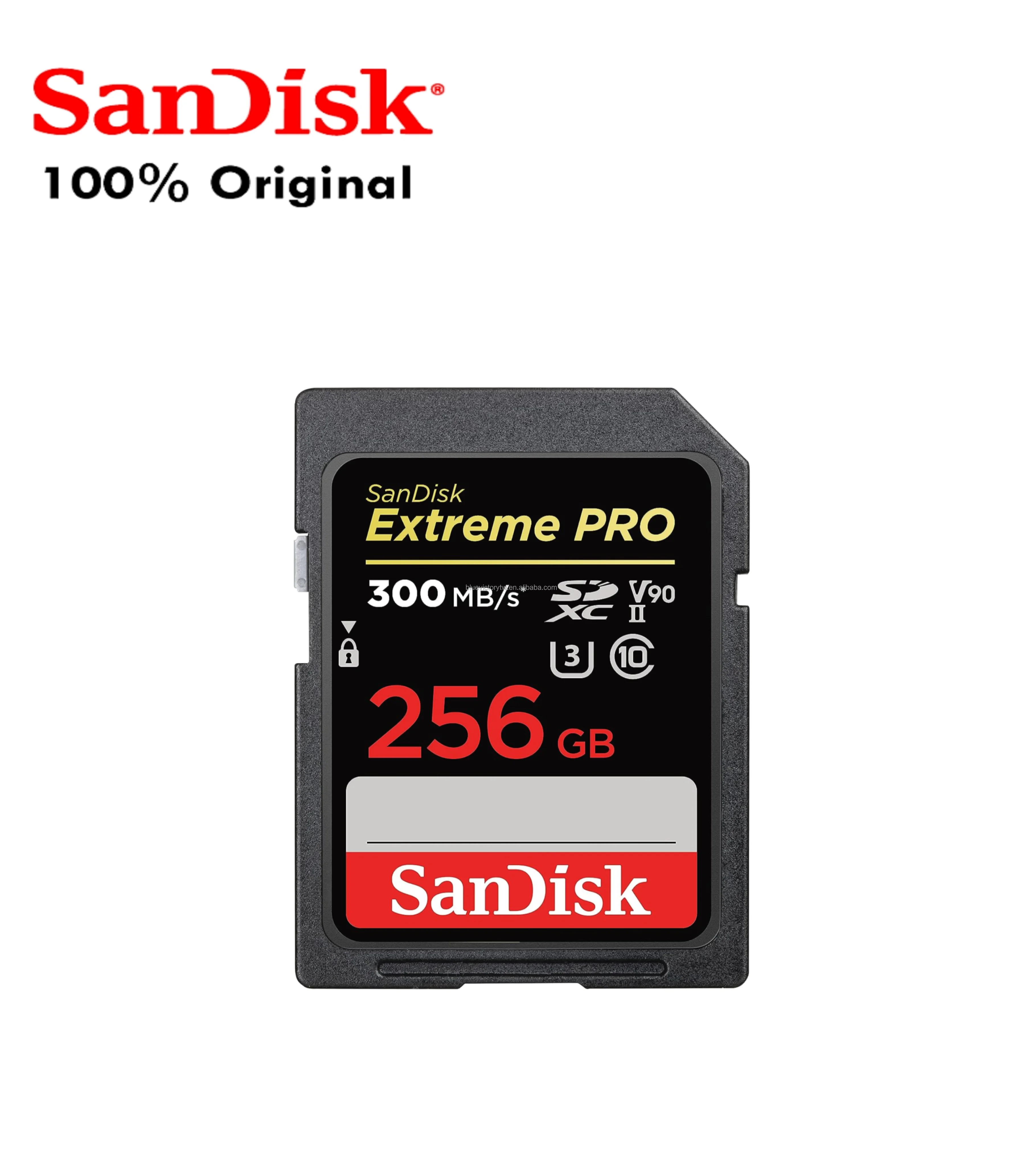SanDisk 256GB Extreme PRO SDXC, UHS-II SD Memory Card, 300 MB/s, 8K ...