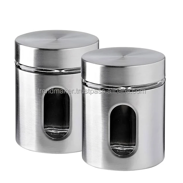 Bulk Suppliers Kitchen Storage Canister With Stylish Designed Metal ...