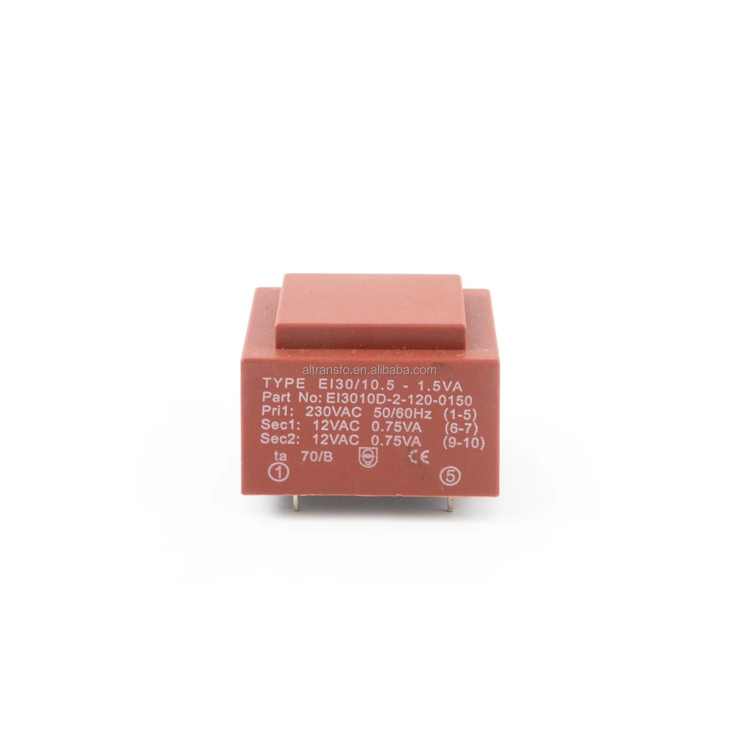Pcb Mounted Low Frequency Transformer Encapsulated 12v Pcb Transformer