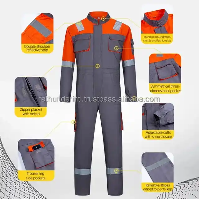 Oem Uniform Coverall Suit For Mechanic Workwear Clothes Mens Coverall ...