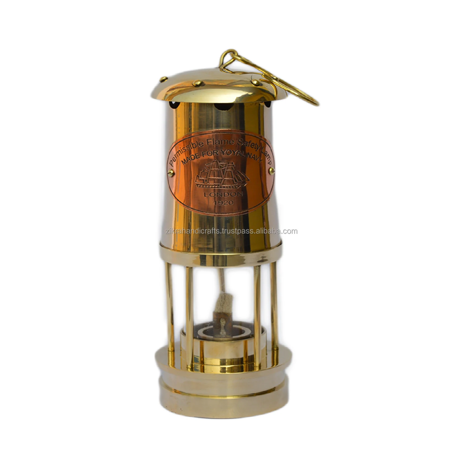 Trendy Brass Oil Lamp Stylish Shiny Finishing Design Emergency Kerosene ...