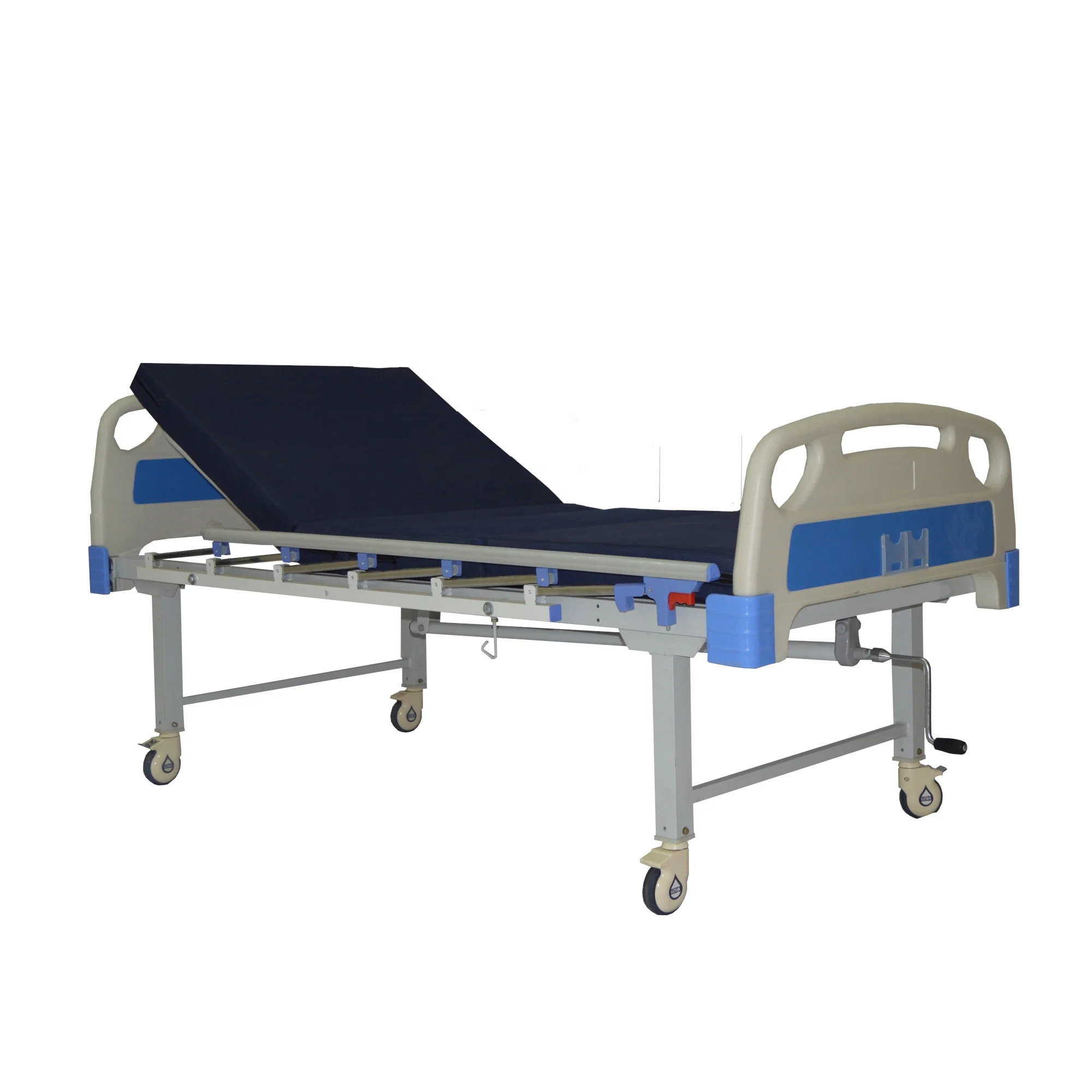 Hospital Manual Semi Fowler Bed Two Function Hospital Bed Adjustable ...