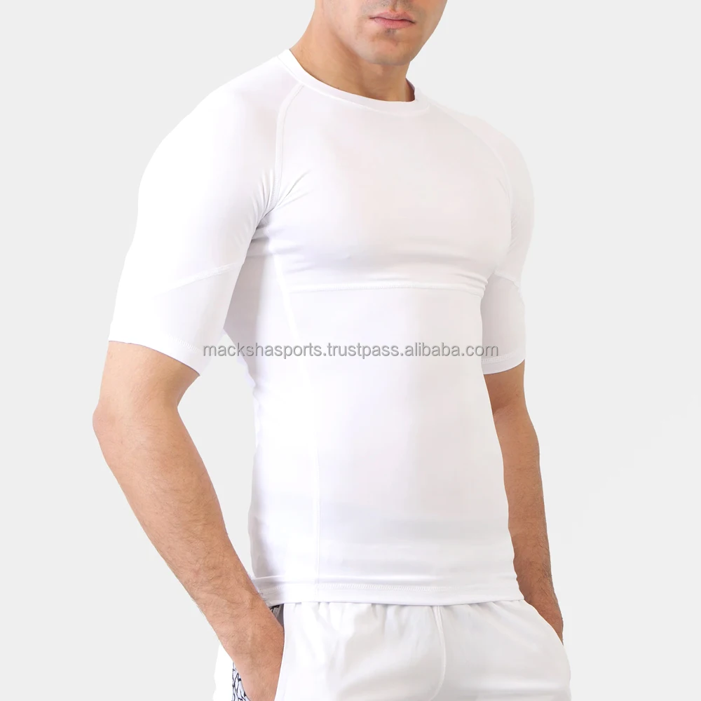 New Blank Custom Logo Surf Shirts Rash Guard Men Compression Shirt Rash ...