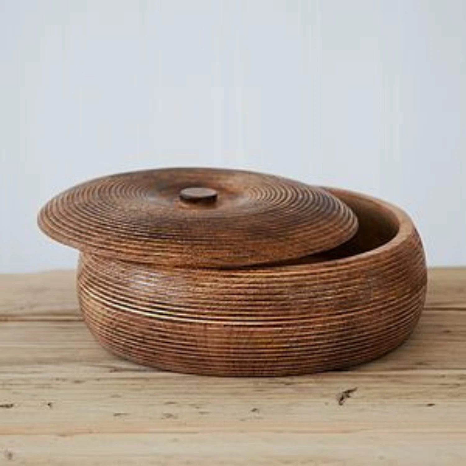 Arabic Style Metal Food Storage Container With Hammered Lid And ...