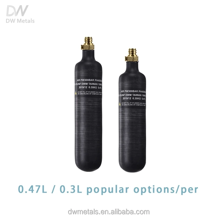 0.47l Compressed Air 4500psi Cylinder Carbon Fiber Cylinder High ...