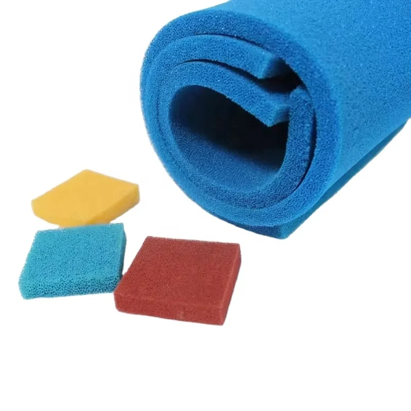 Heat resistant open cell silicone sponge rubber sheet from factory ...