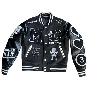 Oem Custom Motorcycle Baseball Letterman Varsity Jacket Oem Custom Coat ...