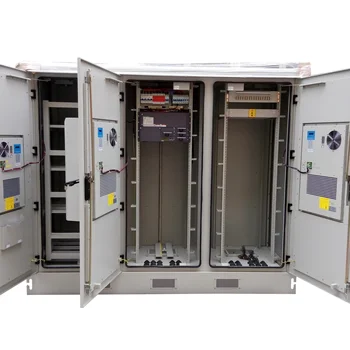 Single Wall Insulation Telecom Cabinet With 2000w Air Conditioner And ...