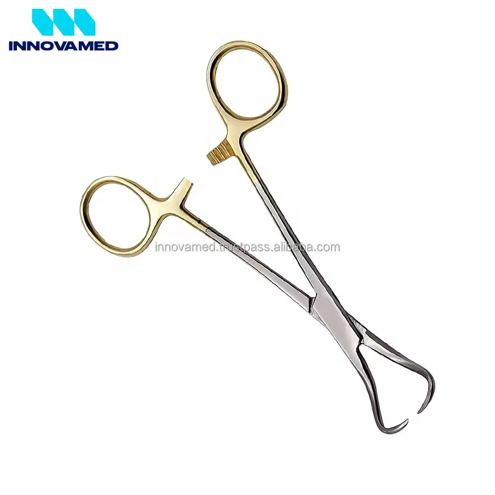 Golden Handle Surgical Forceps Towel Clamps Stainless Steel Perfect for ...