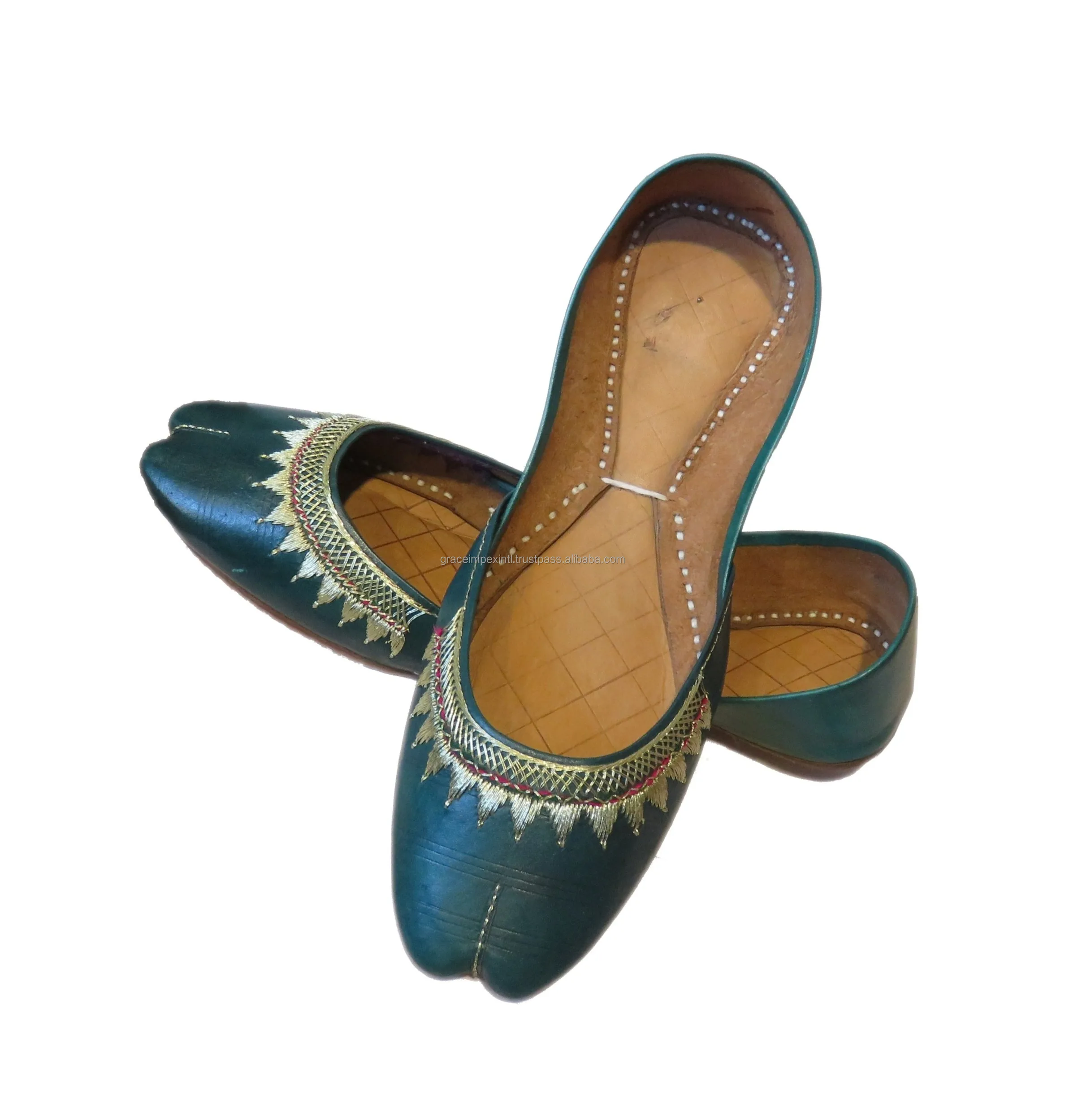 Ladies Khussa Shoes /Khssa / Pakistani Flat Khussa Women Made in ...