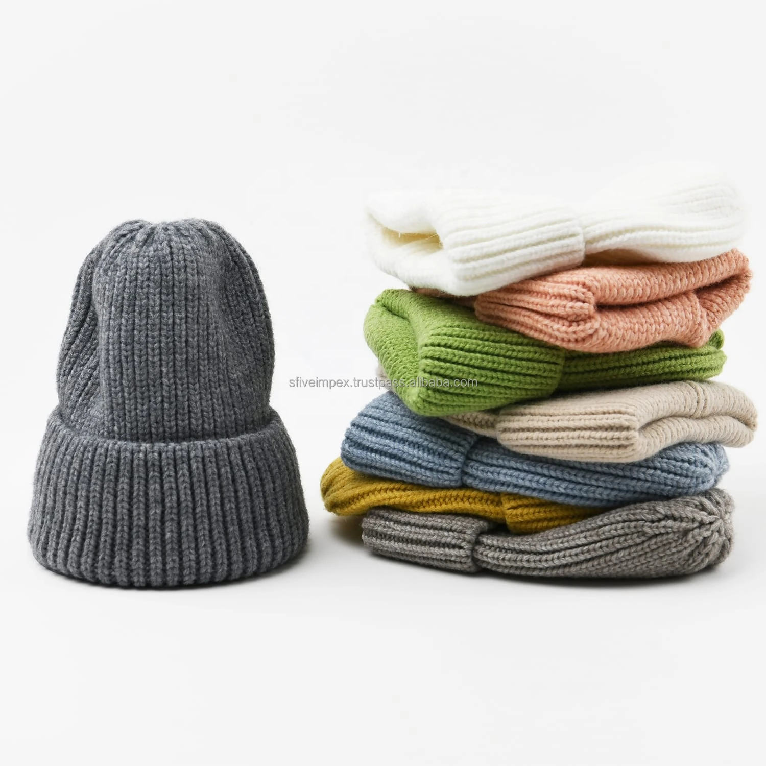 Oem Odm Chunky Cozy High Quality Wool Soft Solid Color Plain Unisex ...