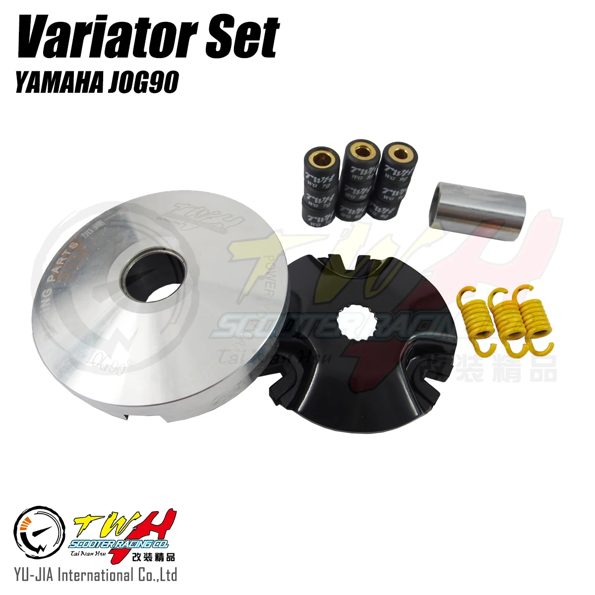 Twh Taiwan Made Jog90 Motorcycle Drive Engine Racing V Belt Pulley Set ...