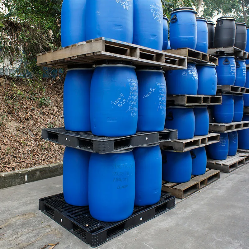 200L plastic drum blue HDPE chemical sealed oil barrel 200 litre/KG blow molding bucket double ...