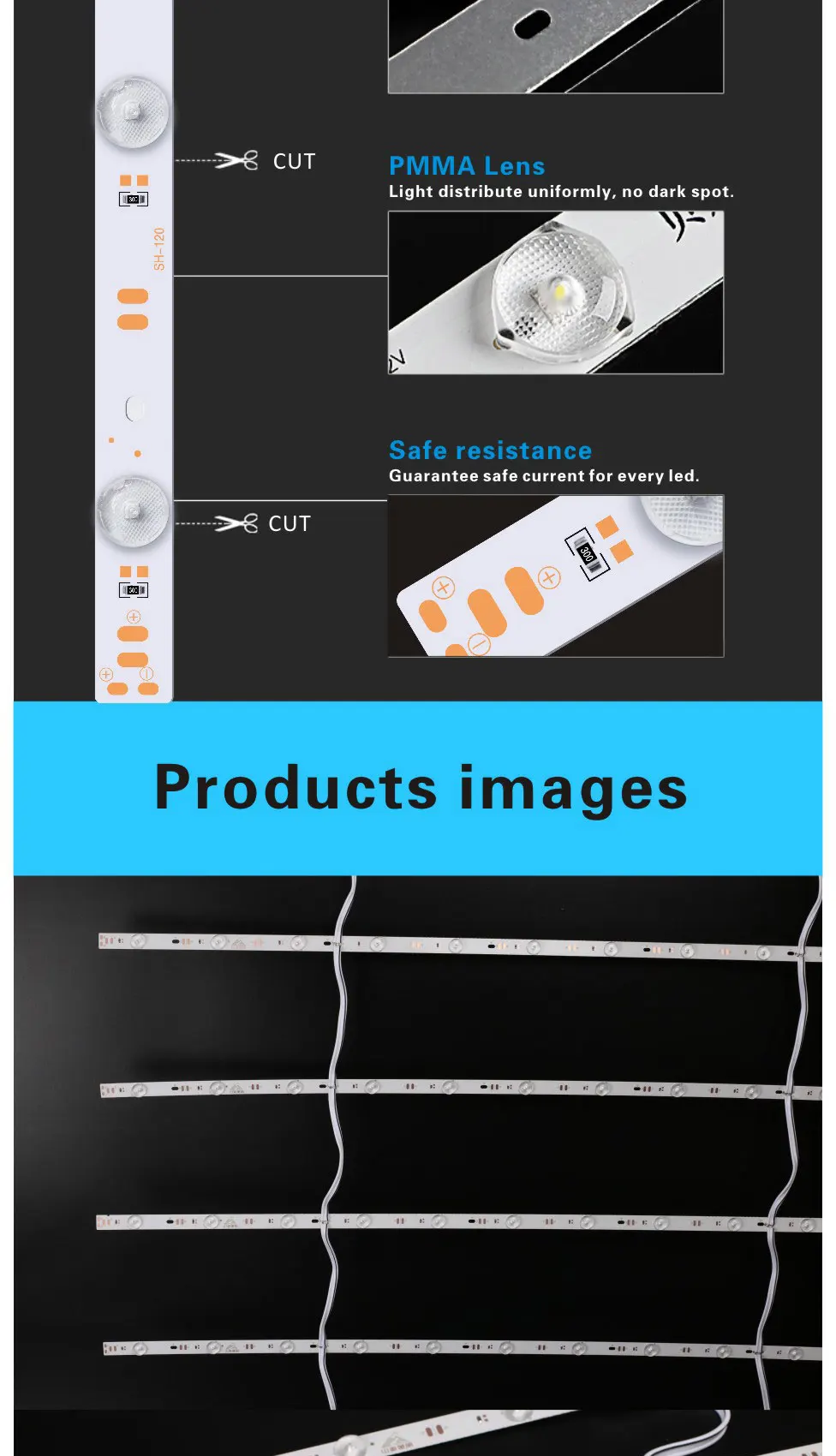 170 Degree 12V Casing LED Strip Light - Efficient Lighting