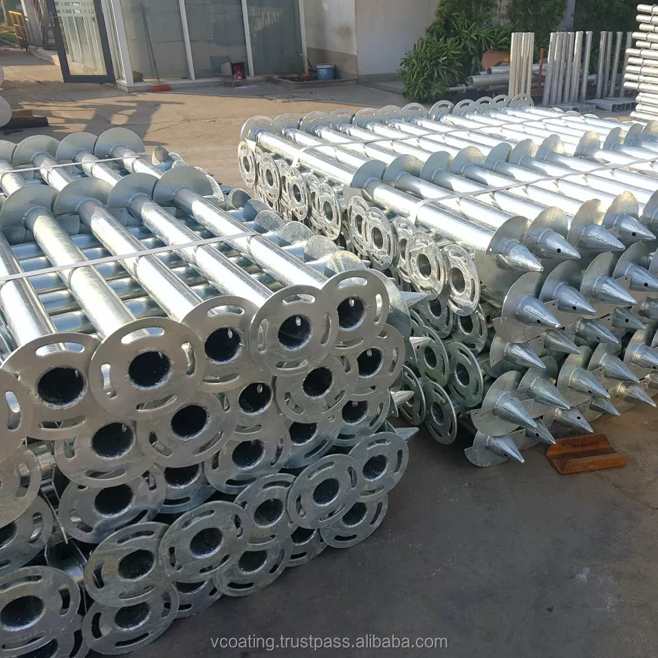 Adjustable Ground Screw Pile Anchors: Ground Screw For House Foundation ...