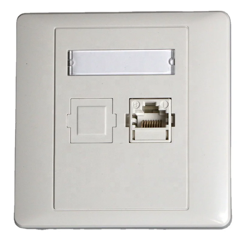 dual port rj45 commscope type face plate| Alibaba.com
